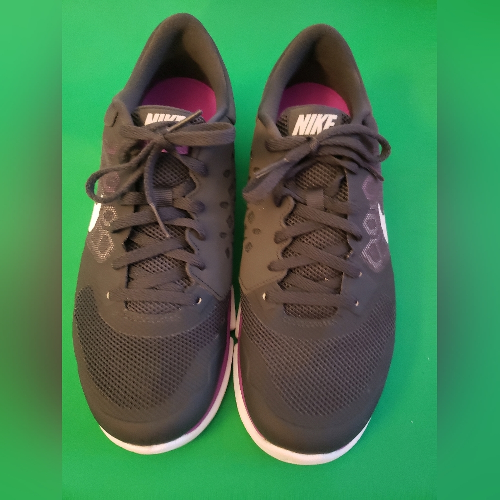 Nike Flex Running Women Sneakers Black And Purple Col… - Gem